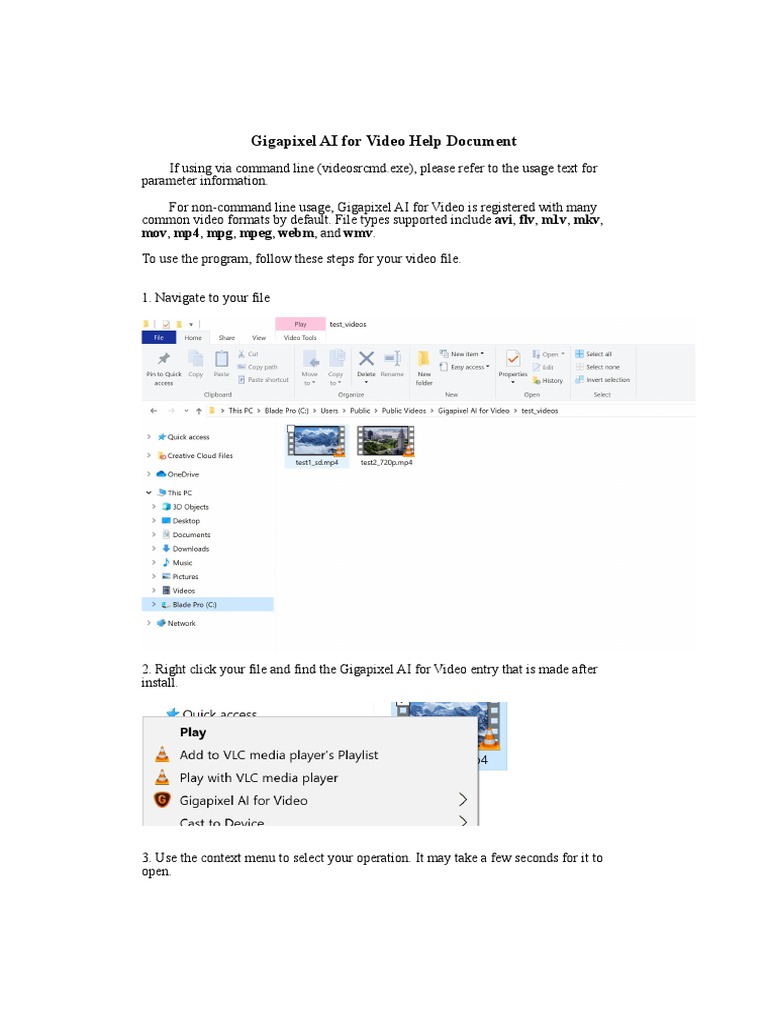 Gigapixel AI For Video Help Document | PDF | Graphics Processing Unit ...