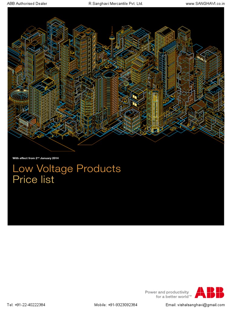 Abb Price List PDF | PDF | Fuse (Electrical) | Relay