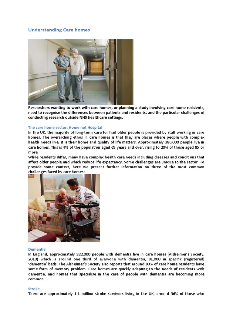 Understanding Care Homes | PDF | Diabetes | Urinary Tract Infection