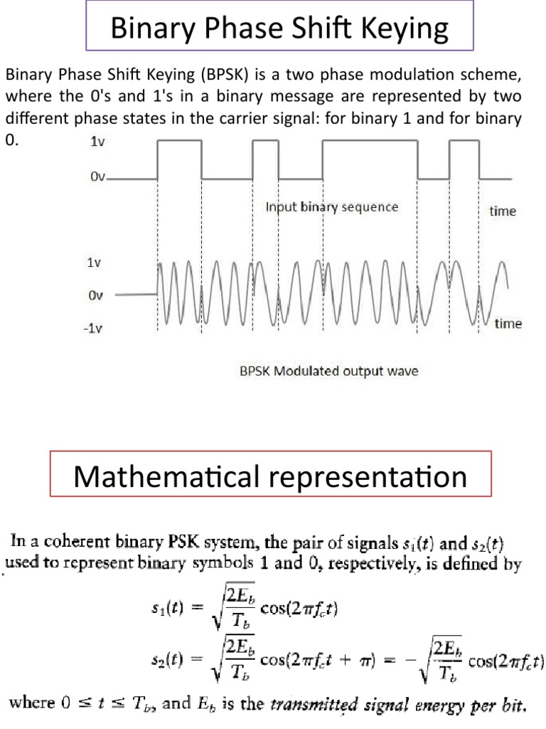 Binary Phase Shift Keying | PDF