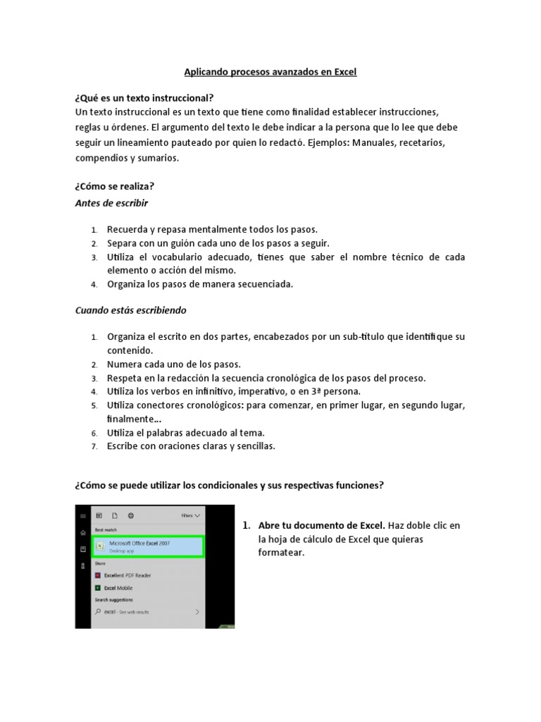 Formato Condicional y Funciones en Excel | PDF | Hoja de cálculo ...