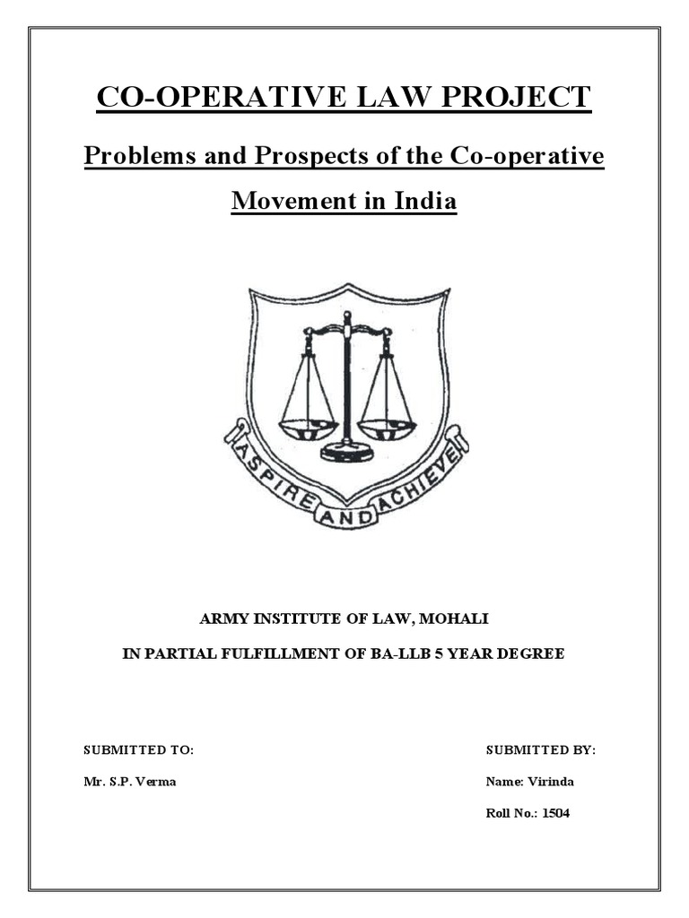 Co Op Project | PDF | Cooperative | Banks
