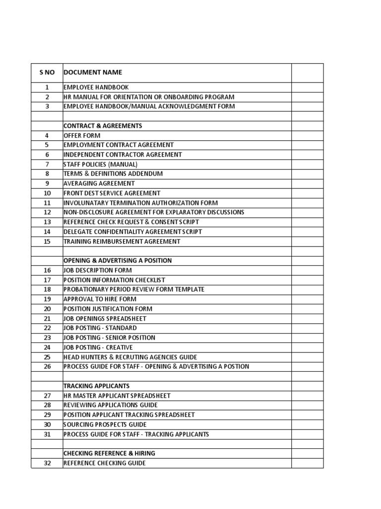 HR Docs & Templates - Complete | PDF | Performance Appraisal | Employment