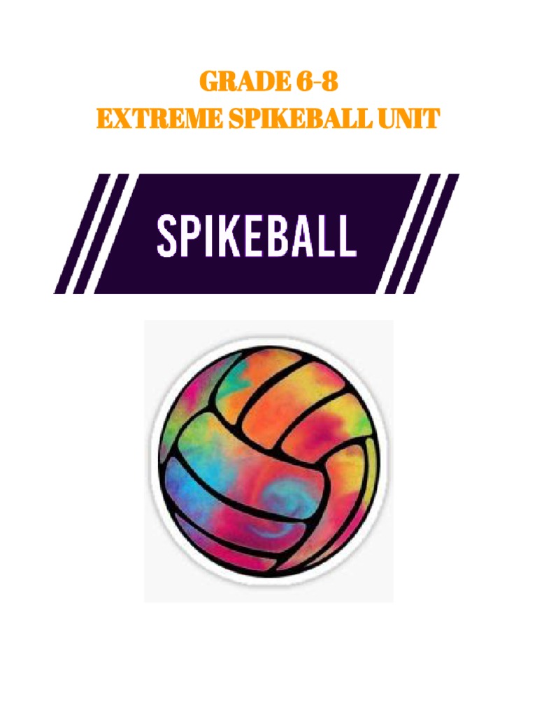 Spikeball Unit Plan for Grades 6-8 | PDF | Sports | Physical Education