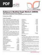30-2003 Product Sheet - Eagle's Minimum Essential Medium (EMEM) | PDF ...
