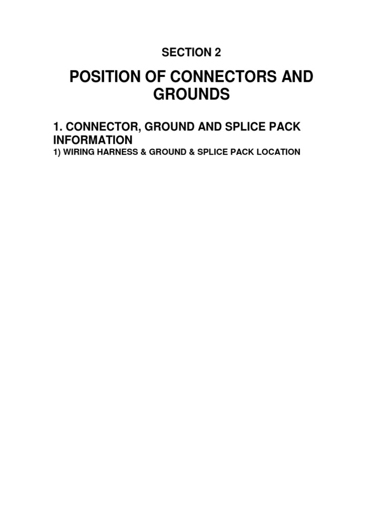 TIPM Connector Identification Guide | PDF | Trunk (Car) | Cars Of The ...