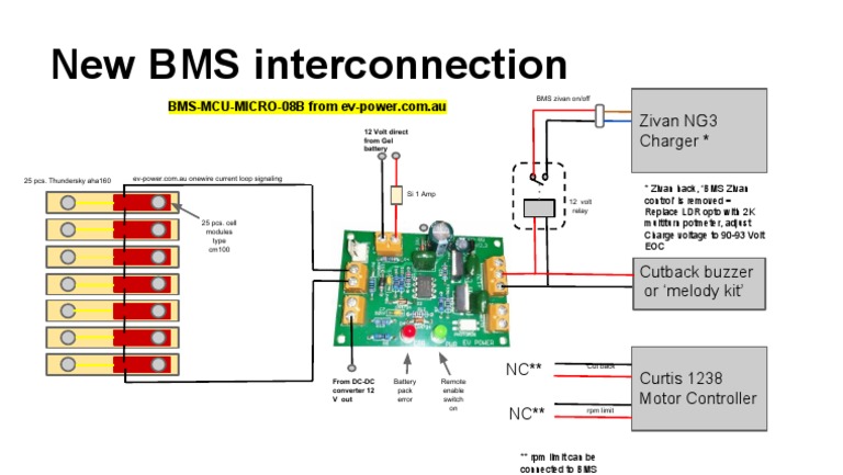 Citroen C1 Evie - New BMS Interconnection | PDF | Battery Charger | Power (Physics)