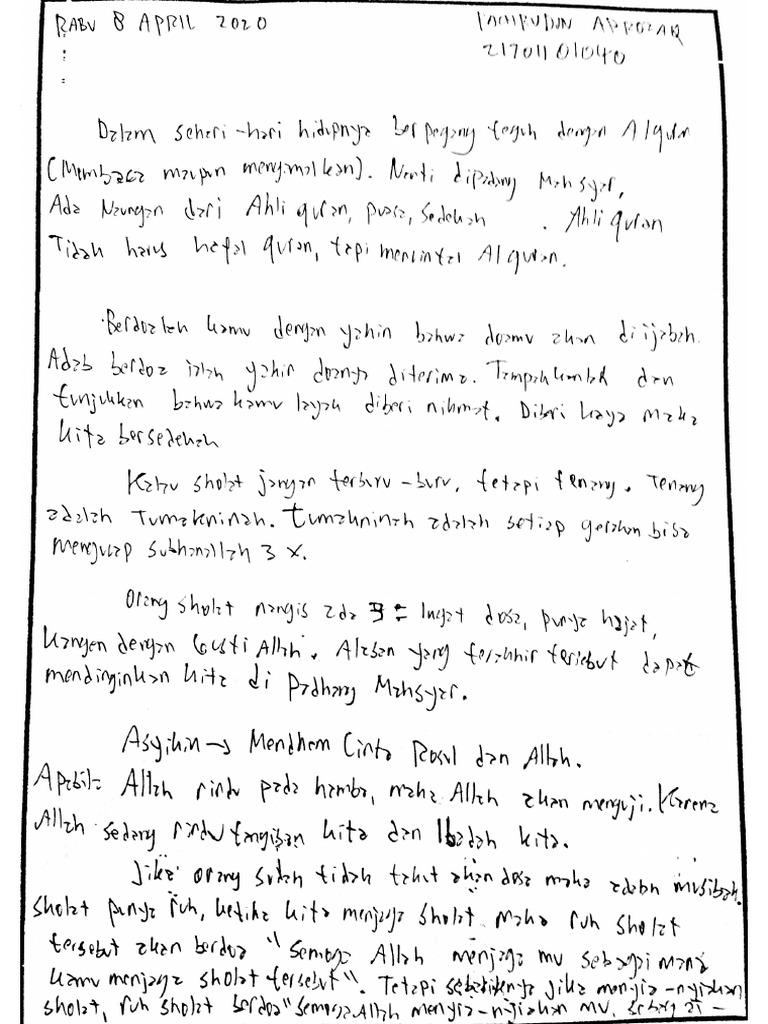 Resume Pengajian | PDF