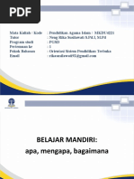 Contoh Cover Tugas TUTON | PDF