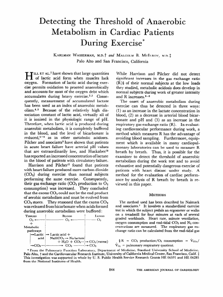 Wasserman 1964 | PDF | Heart | Cardiovascular System