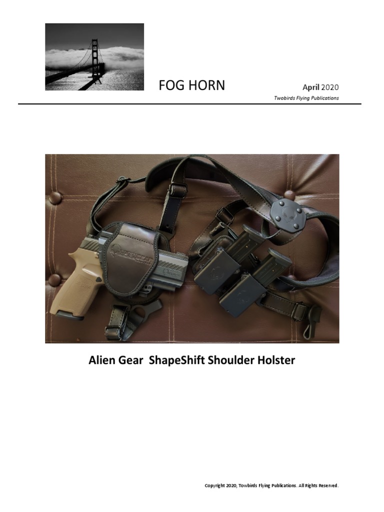 Alien Gear ShapeShift Shoulder Holster | PDF | Equipment | Weaponry