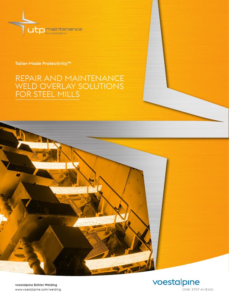 Repair and Maintenance Weld Overlay Solutions For Steel Mills | PDF ...