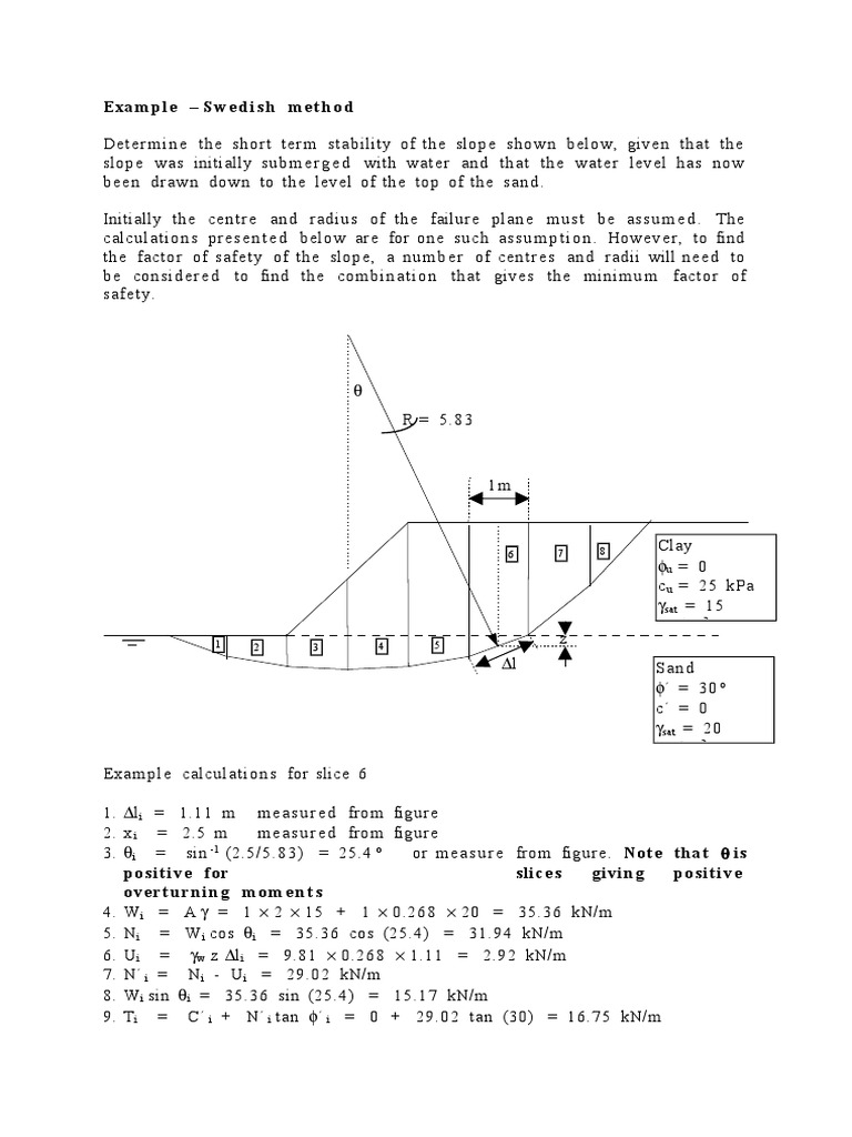 Example - Swedish Method: U U Sat 3 | PDF