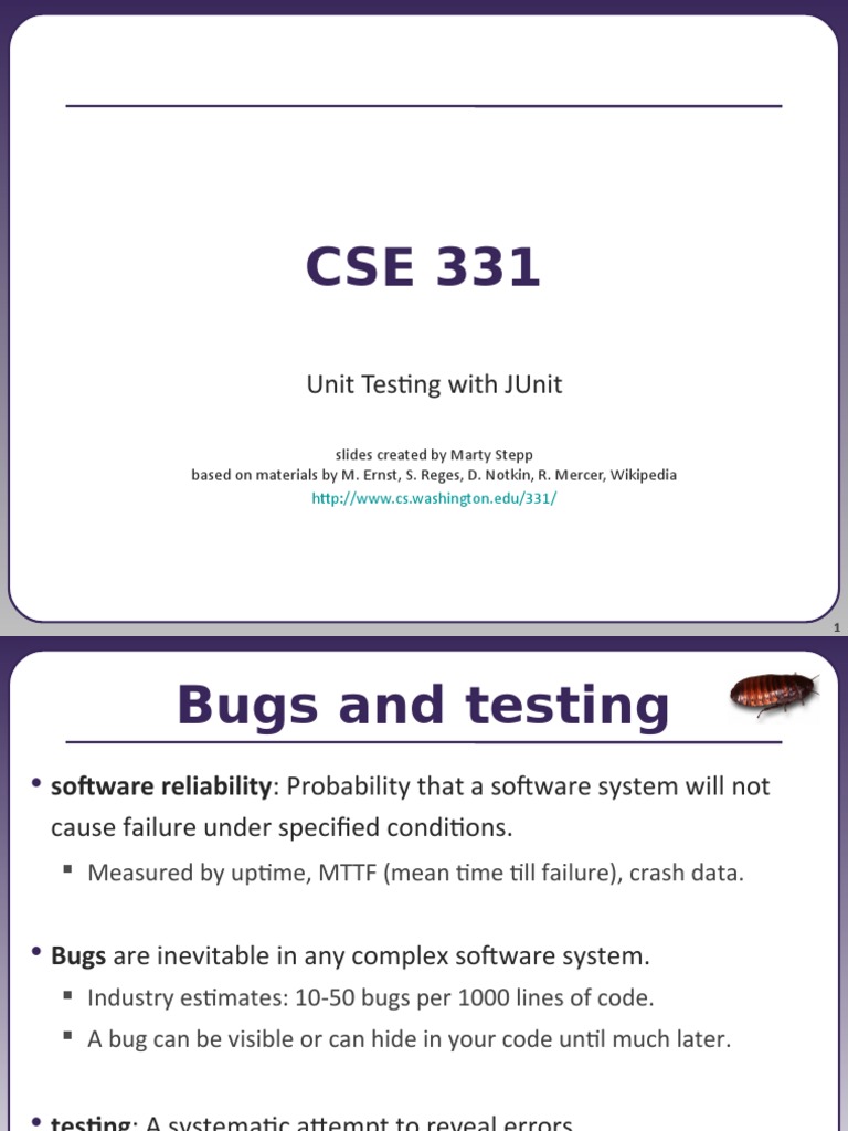 Unit Testing With Junit Pdf Method Computer Programming Unit Testing 4141