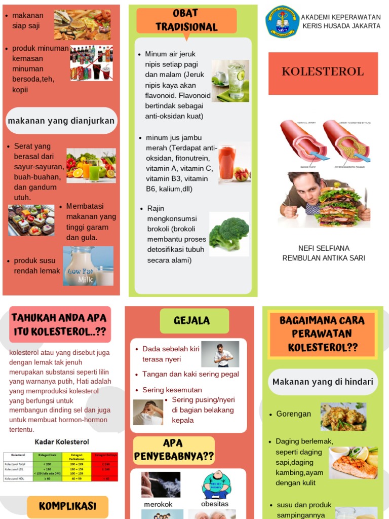 Leaflet Kolesterol | PDF