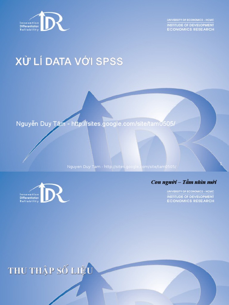 Phan Tich Du Lieu Voi Phan Mem SPSS | PDF