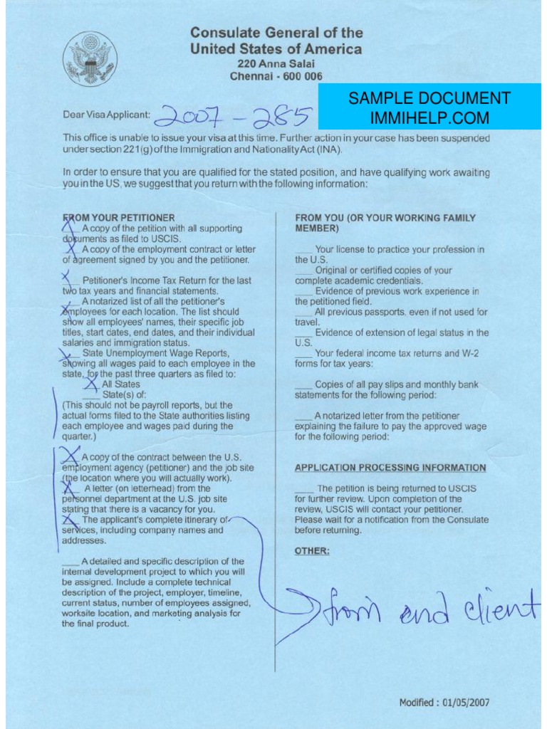 221g Blue Sample Form Chennai | PDF