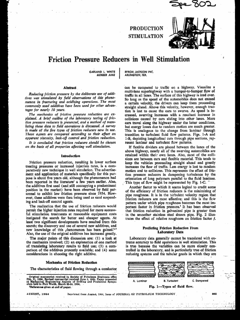 Friction Reducers | PDF | Gel | Friction