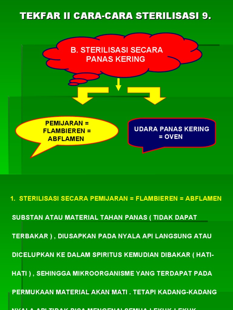 Tekfar 2 Cara-Cara Sterilisasi 9 | PDF | Teknologi & Rekayasa