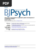 Family Burden Scale Pau and Kapur | PDF