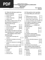 Marketing Multiple Choice Questions With Answers - Indiaclass | PDF ...