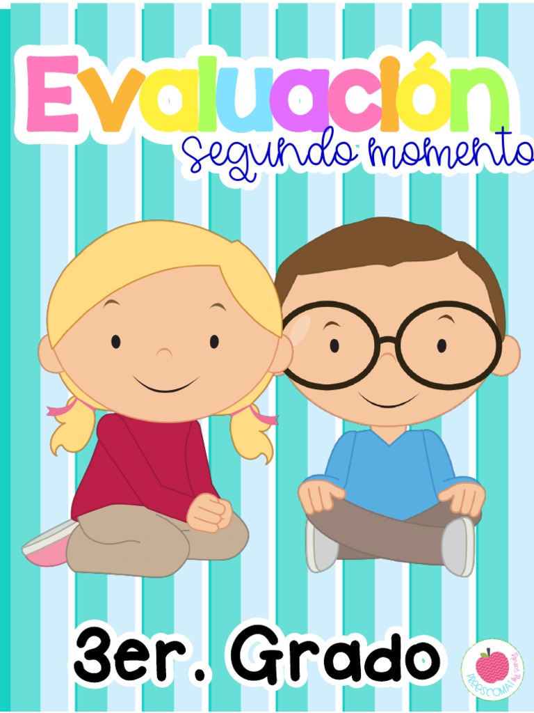 Portada Evaluación Segundo Momento Preescolar | PDF | Aprendizaje ...