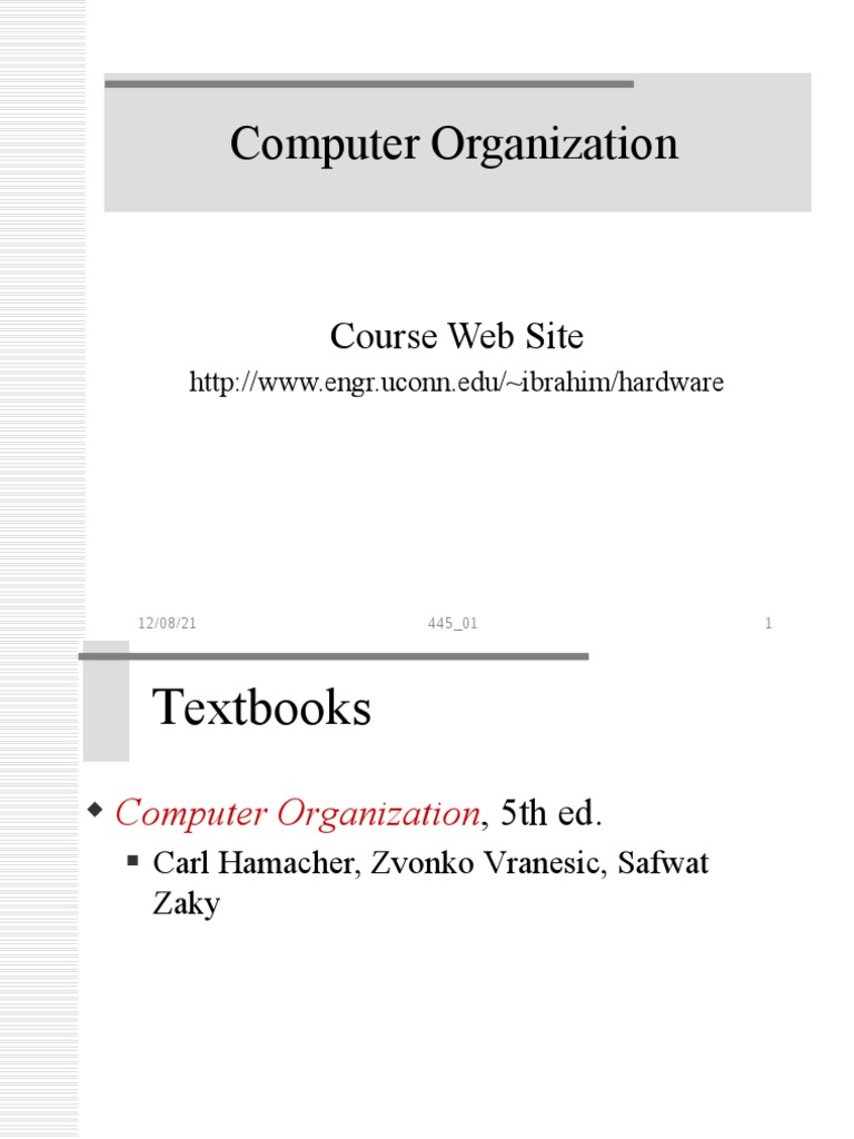 An Introduction to Computer Organization and Architecture | PDF ...