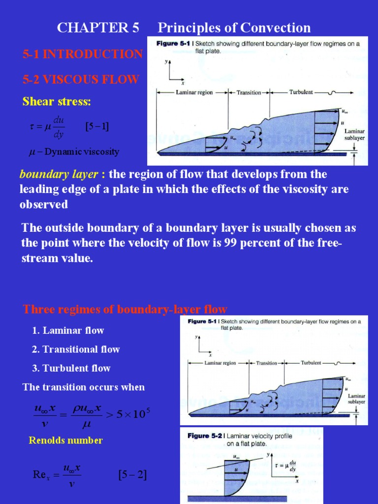 Chapter 5: Principle of Convection | PDF | Boundary Layer | Fluid Dynamics