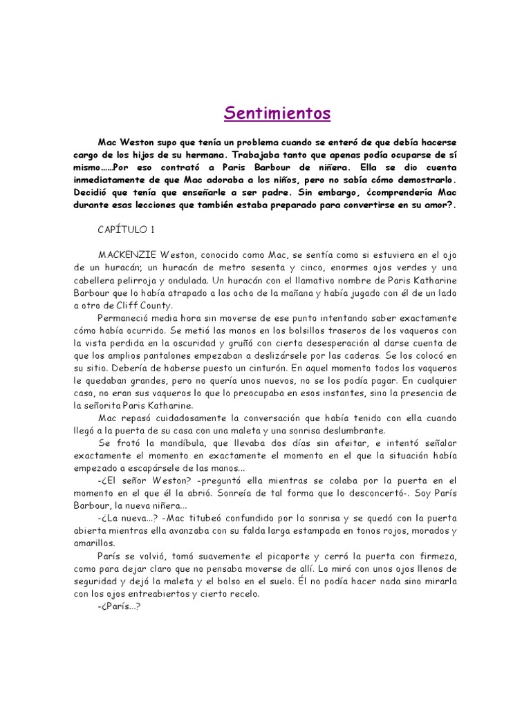 Patricia Knoll - Sentimientos | PDF | Naturaleza