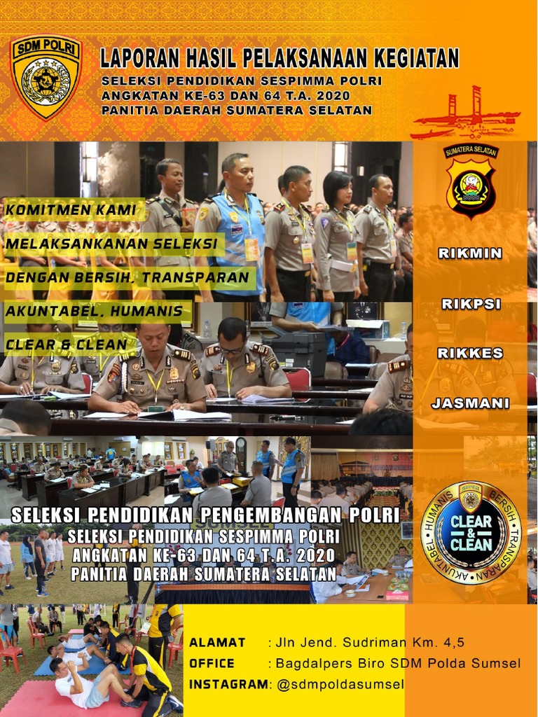 Seleksi Sespimma Polri Angkatan 63-64 | PDF | Bisnis