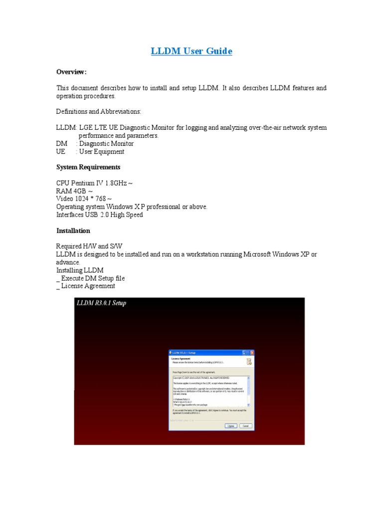 LTE Data Collection Set-Up - TEMS & LLDM | PDF | Operating System | Usb