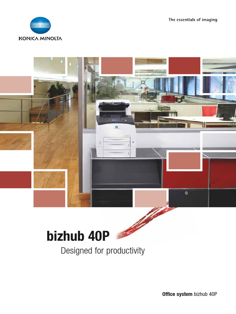 Bizhub 40P: Designed For Productivity | PDF | Printer (Computing) | Windows Xp