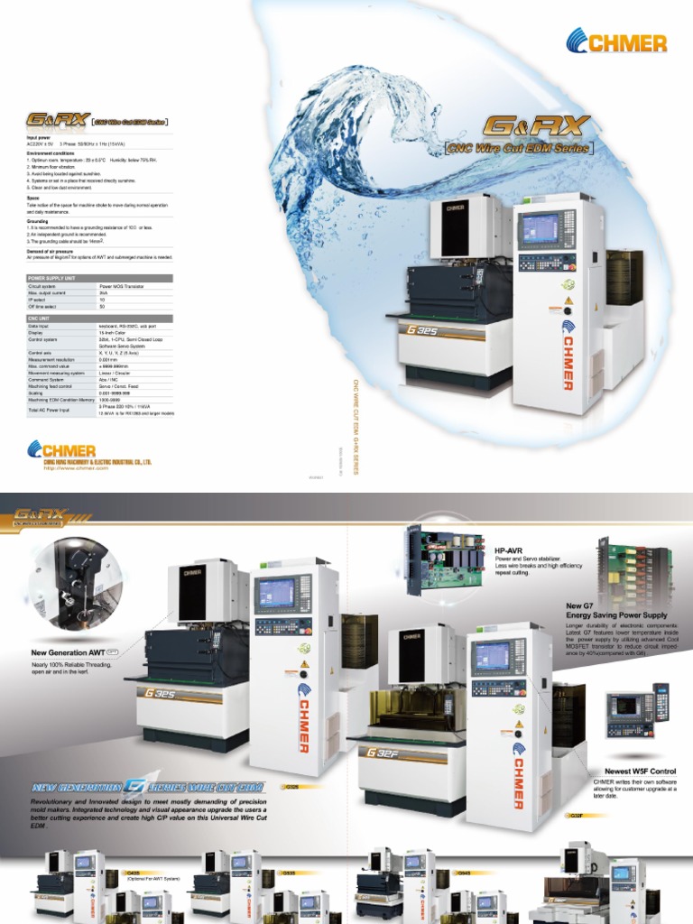 CATALOGUE MÁY CẮT DÂY EDM | PDF