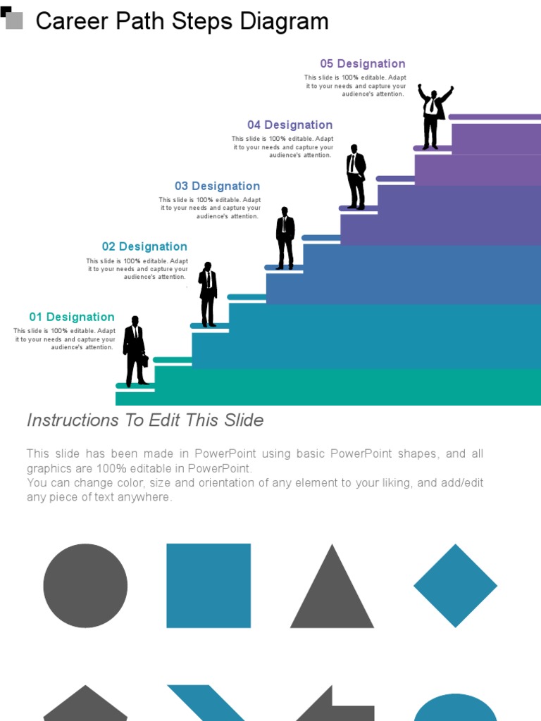 Editable Career Path Diagram Guide | PDF | Icon (Computing) | Microsoft ...