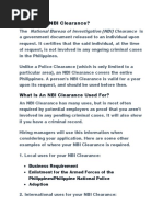 Revised NBI Clearance Application Form V1.7 (Blue) 2 | PDF