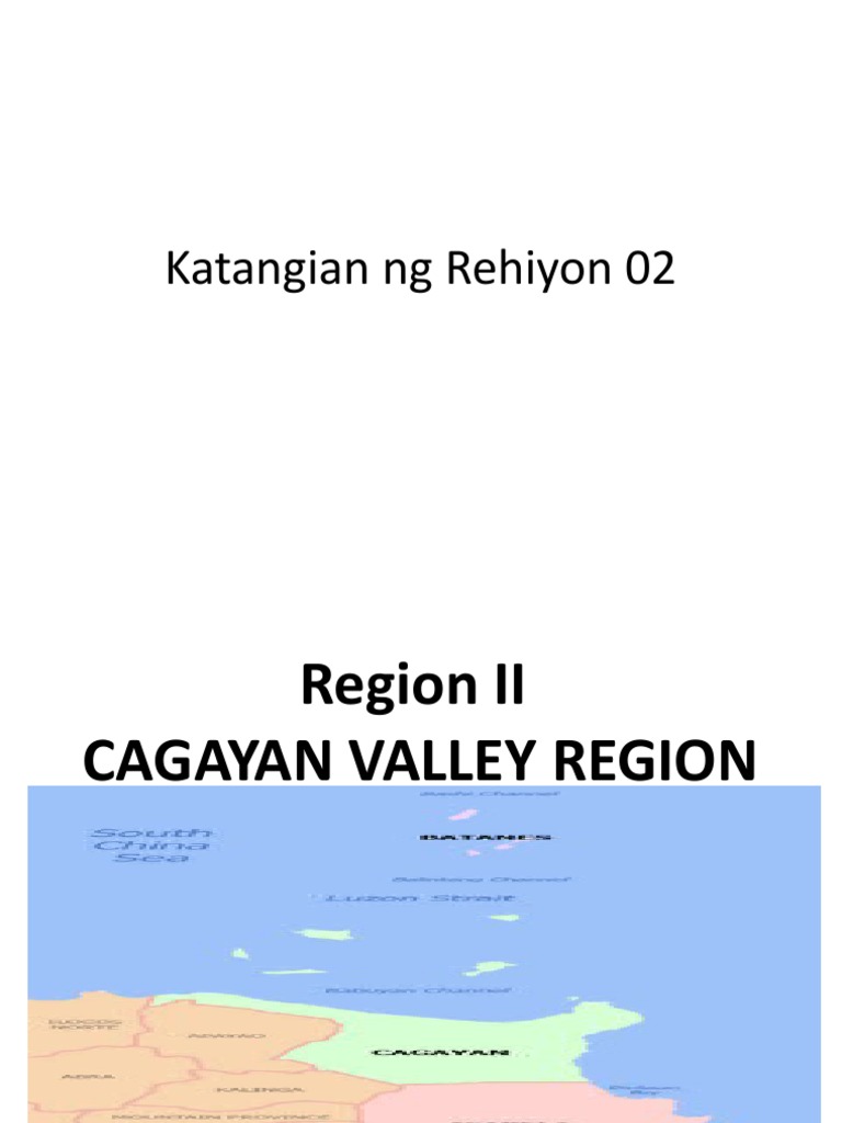 Katangian NG Rehiyon 02 | PDF