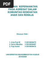 Asuhan Keperawatan Pada Agregat Dalam Komunitas Anak Dan Remaja | PDF