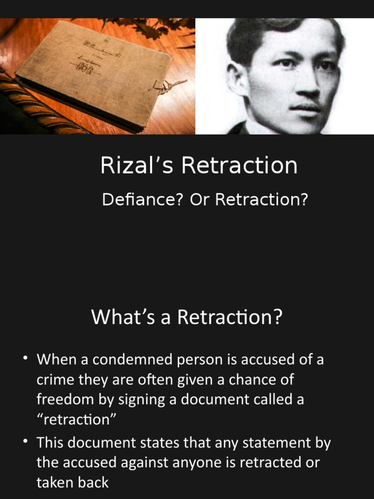 Rizals Retraction | PDF | Violence