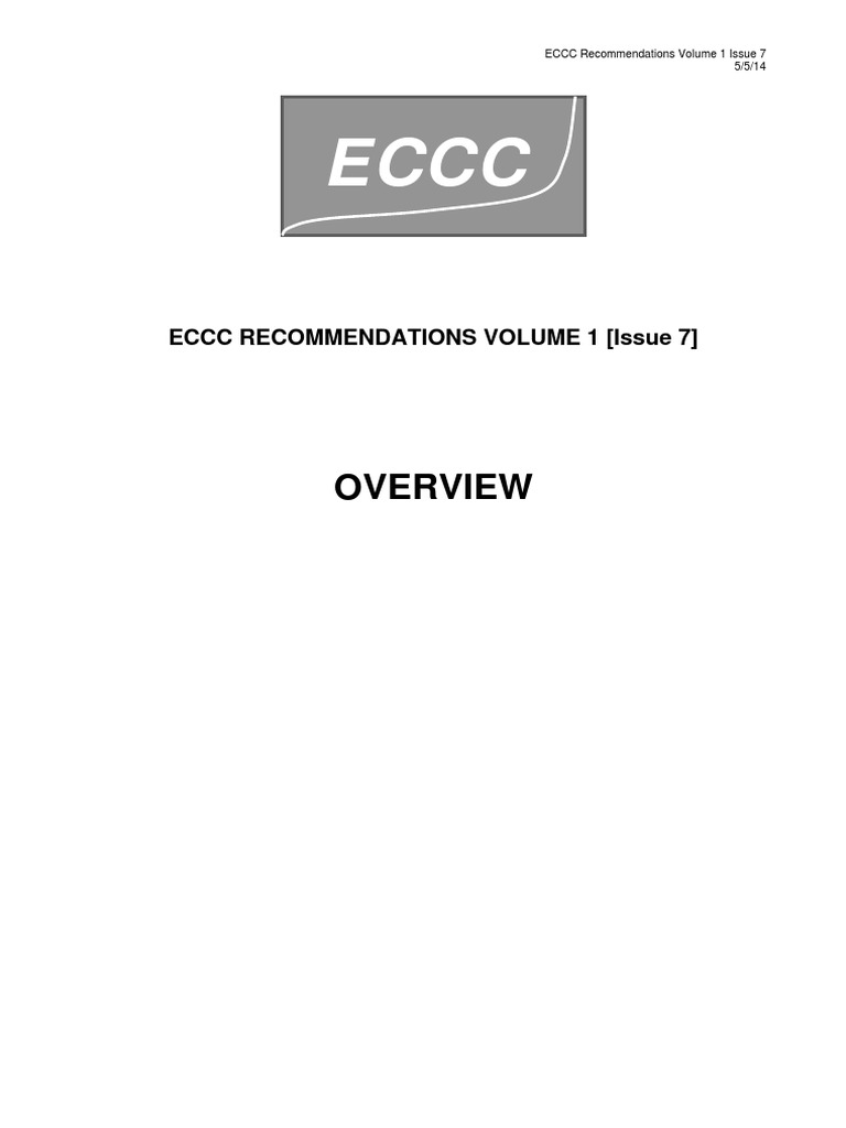 Vol1i7x ECCC Recommandations | PDF | Fracture | Creep (Deformation)