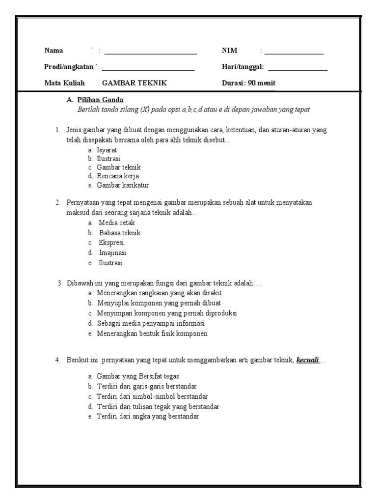 TUGAS Membuat Soal Gamtek | PDF | Metode & Bahan Ajar
