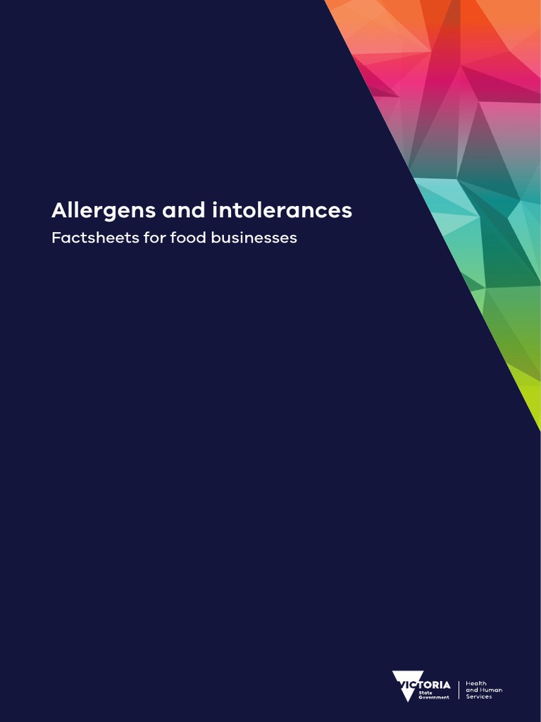 Allergen Fact Sheets and Information For Food Businesses - WEB PDF ...