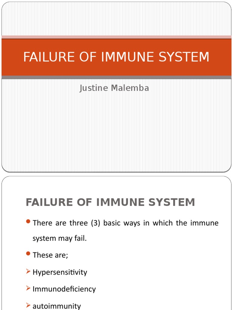 Failure of Immune System | PDF | Immune System | Immunoglobulin G