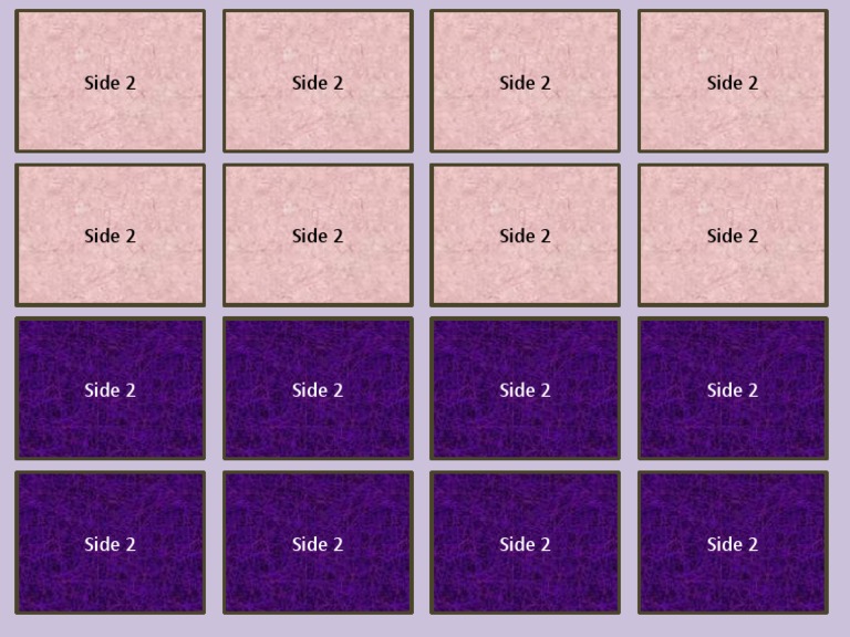 Powerpoint Matching - Memory Game | PDF