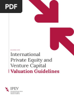 IPEV Valuation Guidelines Summary | PDF