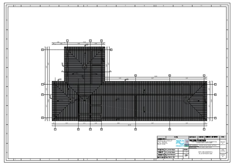 1:100 Situatie Existenta Plan Invelitoare A6: Proiect | PDF