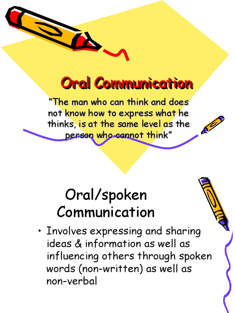 8 Spoken Communication | PDF | Nonverbal Communication | Communication