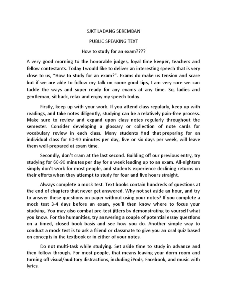 Public Speaking Text 2020 | PDF | Test (Assessment) | Applied Psychology