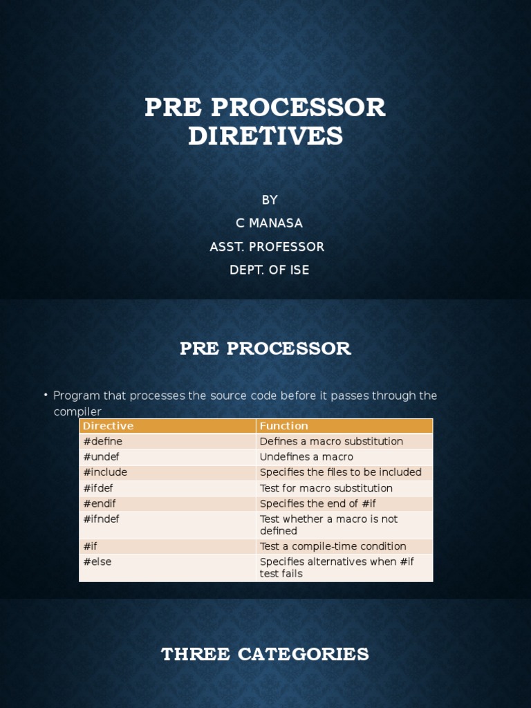 Preprocessor Directives in C Programming | PDF | Macro (Computer Science) | Computer Science