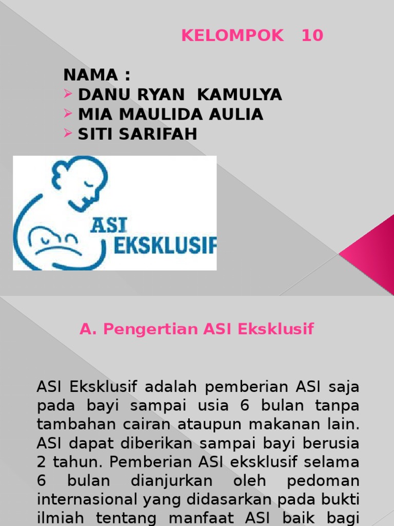 Asi Eksklusif | PDF