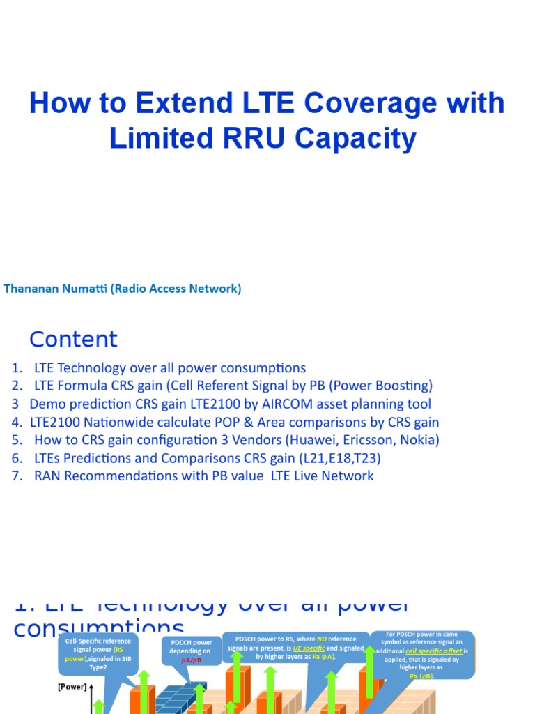 Optimizing LTE CRS Gain Configurations | PDF | Lte (Telecommunication ...